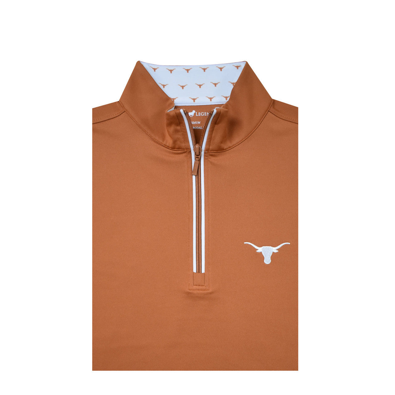 Texas Longhorns Logo Collar Micro Fleece Performance Pullover – The ...