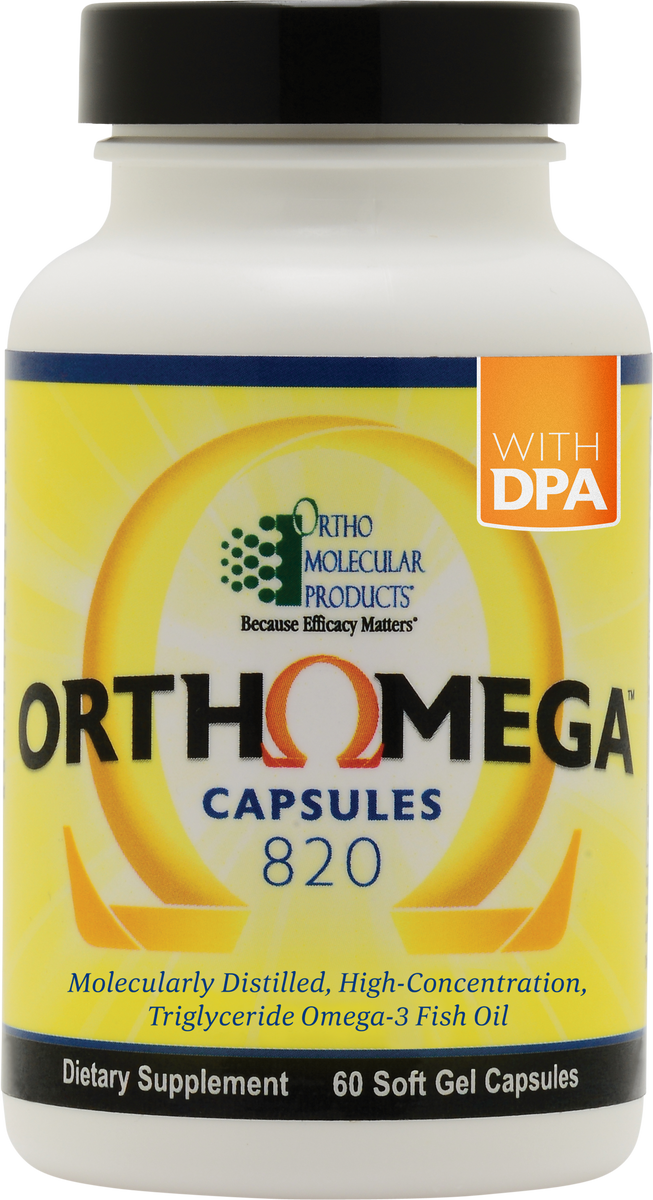 Ortho Molecular Orthomega® 820 - Omega-3 Fish Oil Capsules – The Houstonian