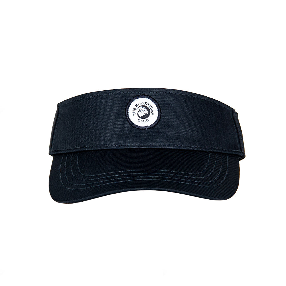 Ladies Black Houstonian Logo Visor – The Houstonian